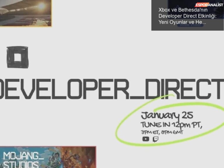 Xbox ve Bethesda'nın Developer Direct Etkinliği: Yeni Oyunlar ve ...