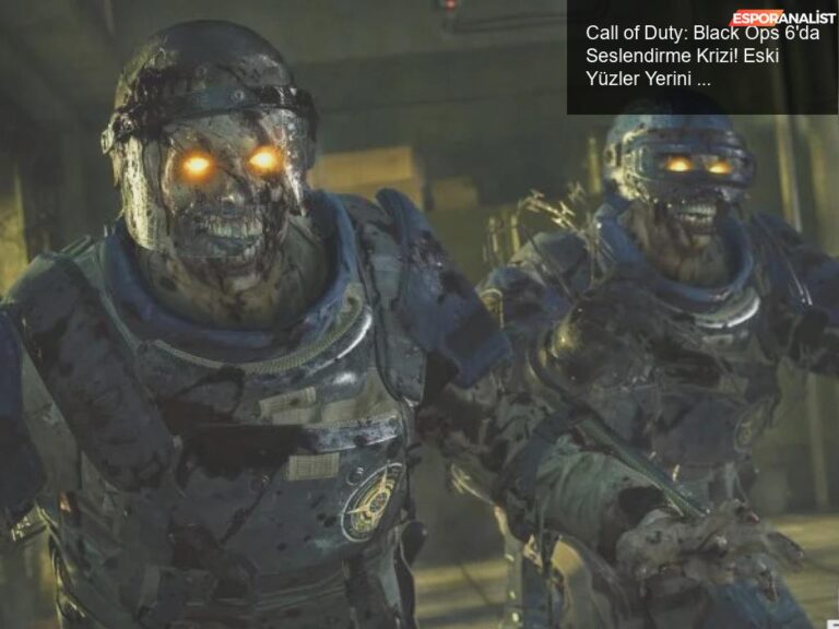 Call of Duty: Black Ops 6'da Seslendirme Krizi! Eski Yüzler Yerini Yeni ...